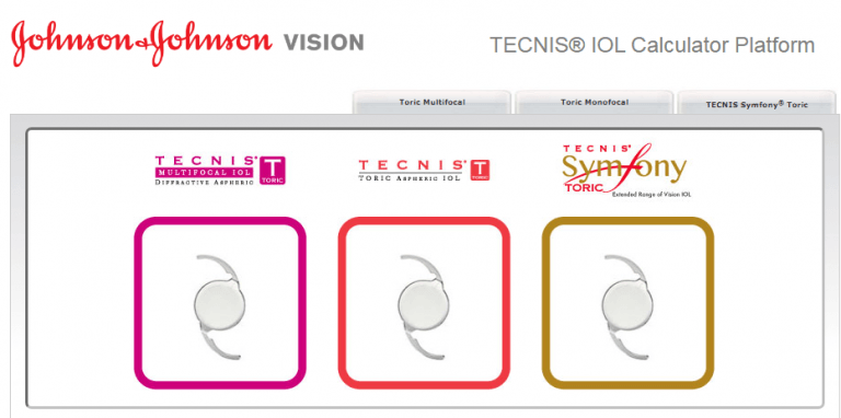 Tecnis Toric Aspheric IOL Calculator | IOLS Directory